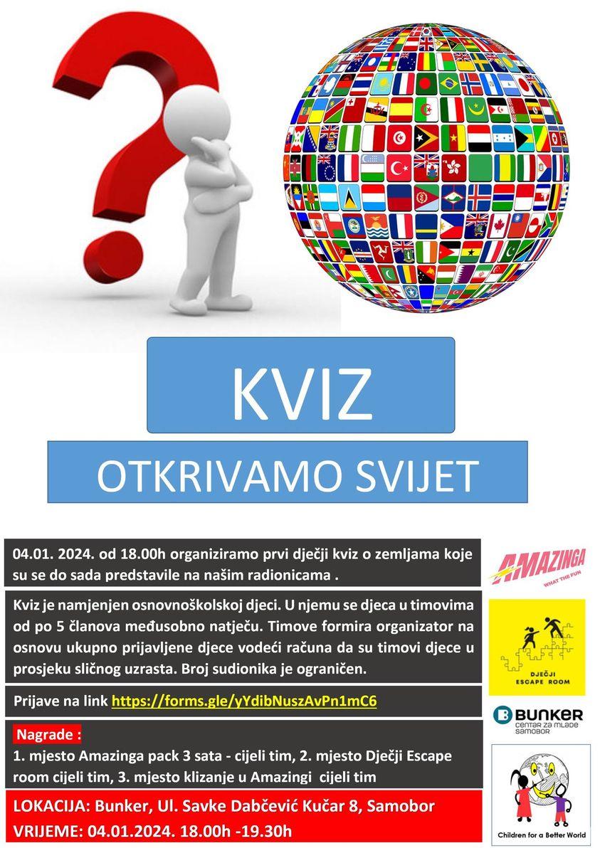 Prvi dječji kviz “Otkrivamo svijet”